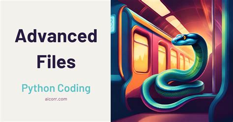 Python Advanced Files AICorr