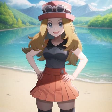 AI Art LoRA Model Pokemon Serena Game SD 1 5 Character LoRA