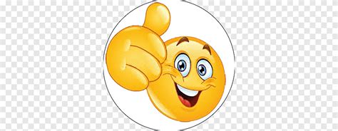 Thumb Signal Emoticon Smiley Smiley Smiley Sticker Png PNGEgg