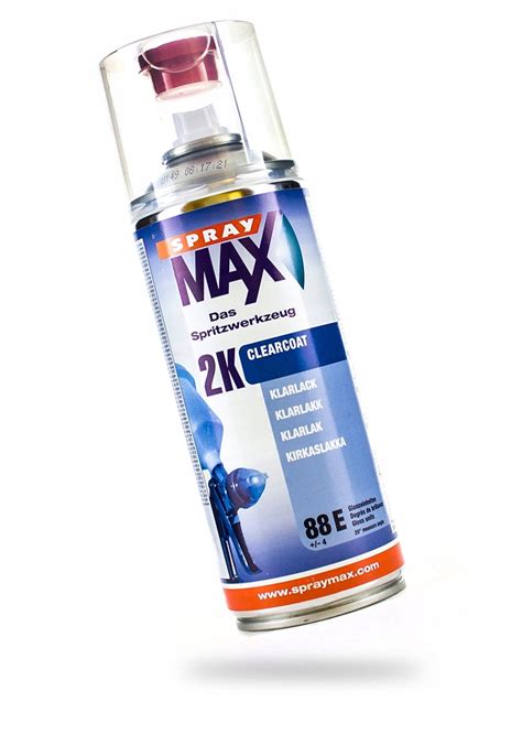 SprayMax 2k Lakier bezbarwny połysk wysoki 400ml z utwardzaczem 680061
