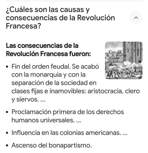 causas y consecuencias de la revolución francesa Brainly lat