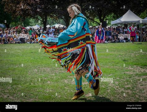 Traditional Pow Wow In Recognition Of Canadas National Indigenous