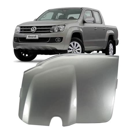 Tampa Reboque Parachoque Dianteiro Amarok Prata Submarino