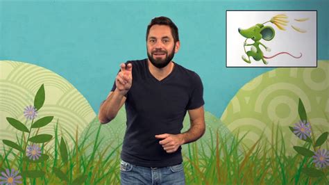 Une Souris Verte Comptine Avec Des Mots De La Langue Des Signes Avec