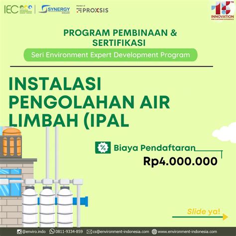 Training Operator Instalasi Pengolahan Air Limbah IPAL Indonesia