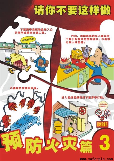 预防火灾安全挂图 安全挂图网