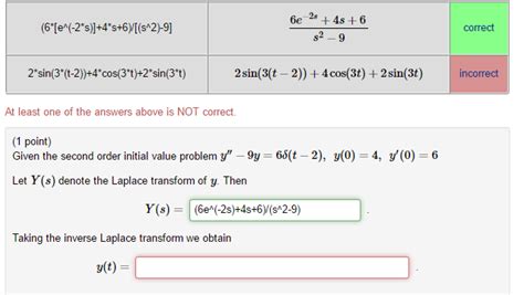 solved given the second order initial value problem y 9y