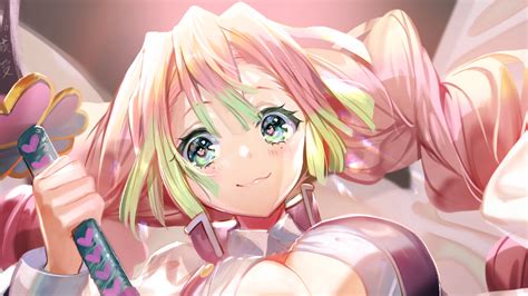 Mitsuri Kanroji Kimetsu No Yaiba 4K HD Wallpaper Rare Gallery