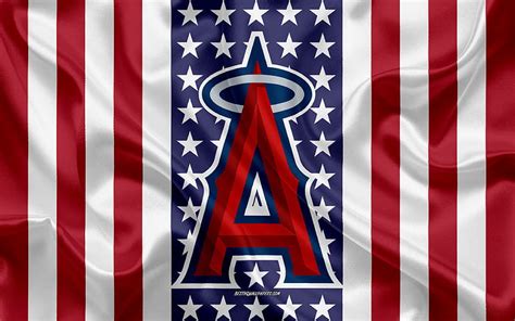 Los Angeles Angels Grunge Art Logos Club De B Isbol Americano Mlb