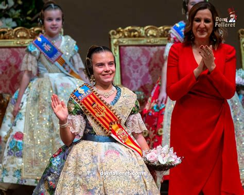 La Exaltación de Marina García Arribas Fallera Mayor Infantil de