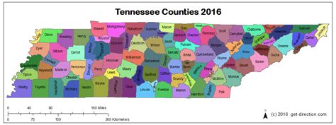 Printable Map Of Tn Counties