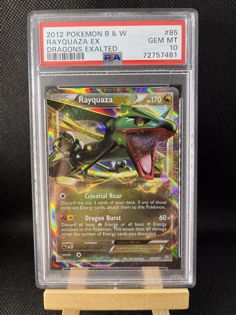Rayquaza EX Dragons Exalted PSA 10 Pokémon Values MAVIN