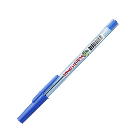 Caneta Esferogr Fica Mm Azul Compactor Papelaria Botafogo
