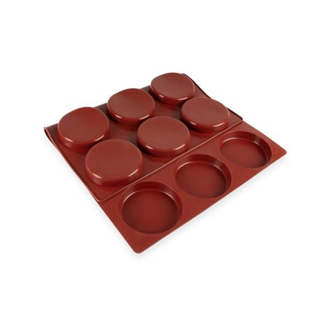 Moule Cylindre Silicone 15 alvéoles Ø110X20 mm 182 ml