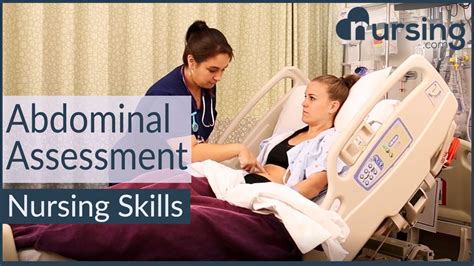 Abdominal Assessment Nursing Skills Youtube