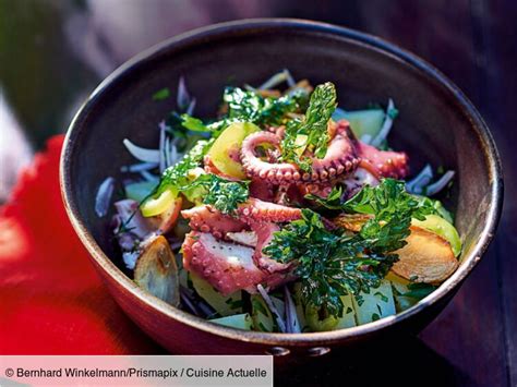 Salade De Poulpe Facile D Couvrez Les Recettes De Cuisine Actuelle