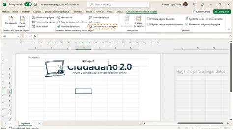 C Mo Insertar Una Marca De Agua En Excel