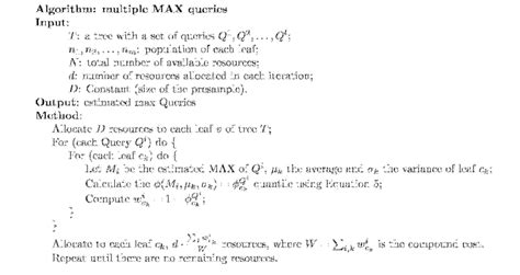 algorithm for answering multiple max queries download scientific diagram