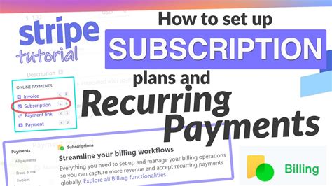 Stripe Subscriptions Billing Plans Recurring Payments With Stripe