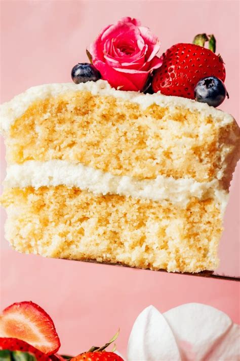 The BEST Gluten Free Vanilla Cake 1 Bowl Minimalist Baker Recipes