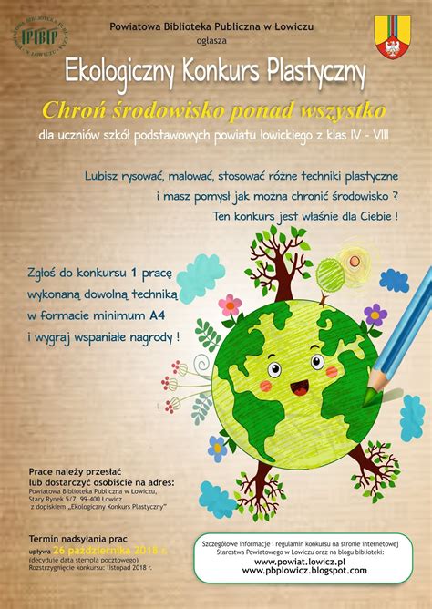 Powiatowa Biblioteka Publiczna w Łowiczu Ekologiczny Konkurs