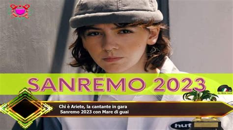 Chi Ariete La Cantante In Gara Sanremo Con Mare Di Guai Youtube