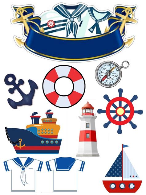 Pin De Alison Barroso De Souza En Topos De Bolo 2 Dibujo Marinero
