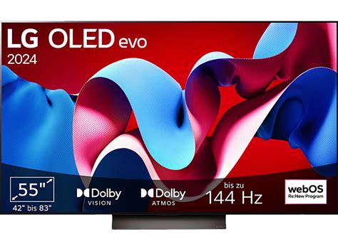 OLED Evo TV LG OLED55C47LA OLED Evo TV Flat 55 Zoll 139 Cm OLED 4K