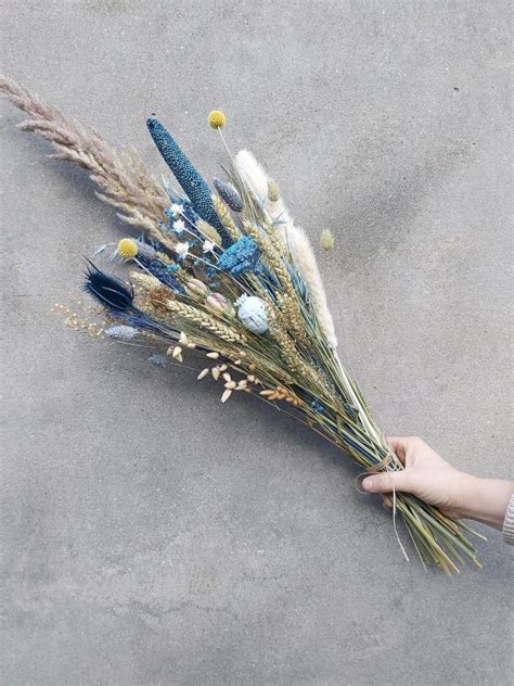 Boeket Droogbloemen Blauwe Dag Bol