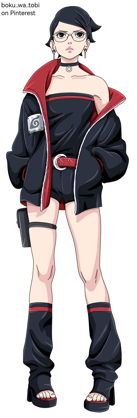 An Anime Character In Black And Red Clothes