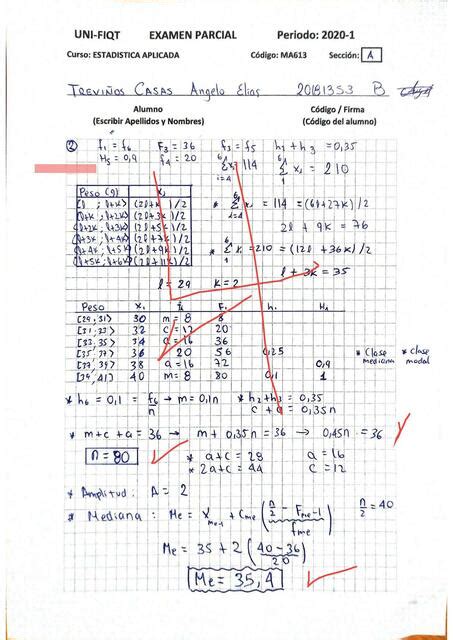 Examen parcial estadística aplicada apuntesdeingenieria uDocz