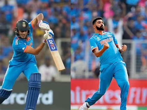 Shubman Gill Mohammed Siraj Tops In ICC Mens ODI Batting Bowling