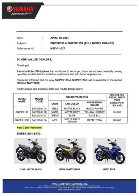 Yamaha Exciter 155 VVA phiên bản đèn tuyền chính thức có mặt tại thị