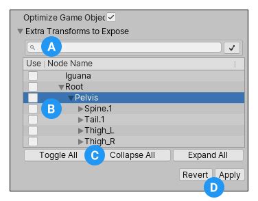 Unity Manual Rig Tab