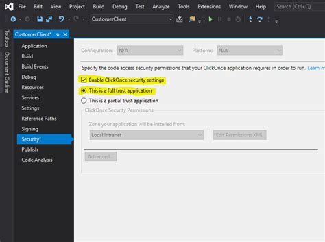 Clickonce And Application Settings Windows