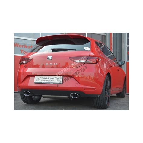 Duplex Sport Exhaust Silencer Seat Leon 5F ECE Approval 972750D X