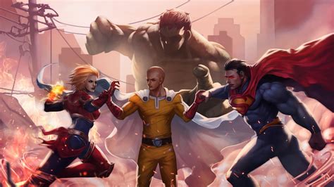 Tapety Jeden Człowiek Punch Saitama One Punch Man Nadczłowiek