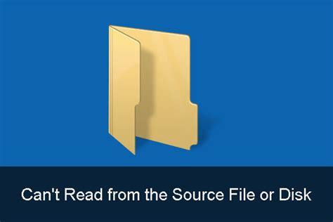 how to fix can t read from the source file or disk error minitool partition wizard