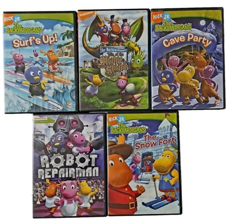 THE BACKYARDIGANS DVD Lot Nick Jr TV Show Janice Burgess STEM 28 42