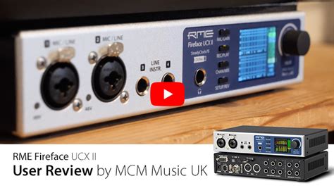 RME Fireface UCX II Review By MCM Music UK Synthax Audio UK