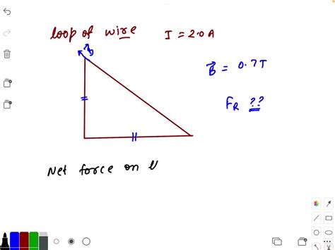 Solved A Loop Of Wire Carrying A Current Of A Is In The Shape Ofa
