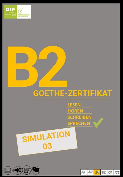 Goethe Zertifikat B2 Simulation 03