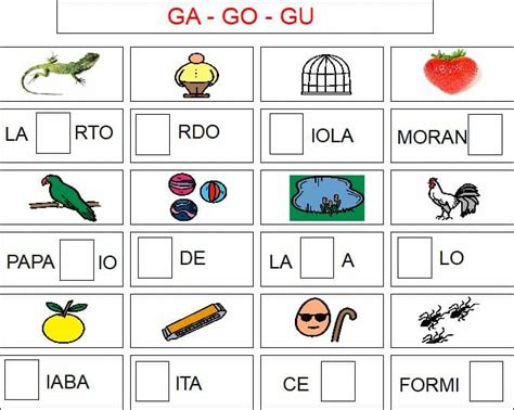 Letra GA Go Gu