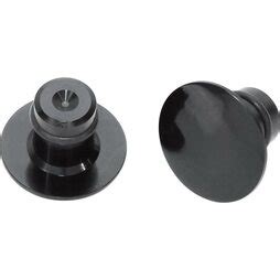 Highsider CNC 1Paar Spiegel Abdeck Stopfen Kappen M10 Schwarz KTM