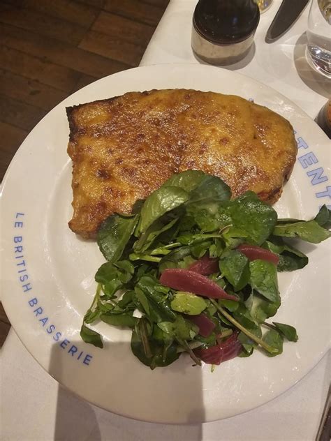 Restaurant L Entente Le British Brasserie à Paris Menu avis prix