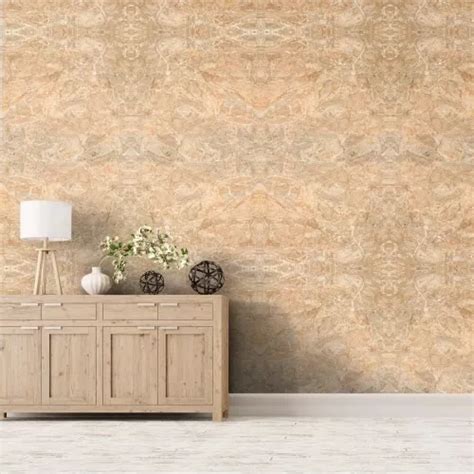 Papel De Parede Mármore Travertino Decoração Vinil 2 85mt
