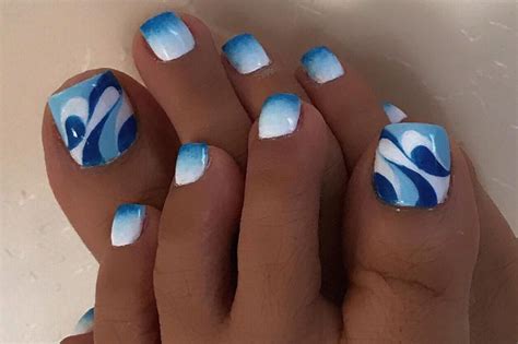 Blue Toe Nail Art Designs Juli History