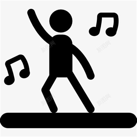 舞者与音乐图标图标免费下载 图标7XNVPekje 新图网