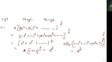 example of a banach space which is not a hilbert space youtube