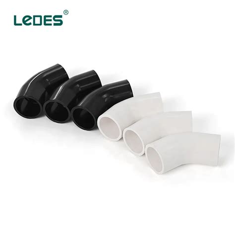 Ledes Australian Standard Pvc Conduit Fittings White Black Degree